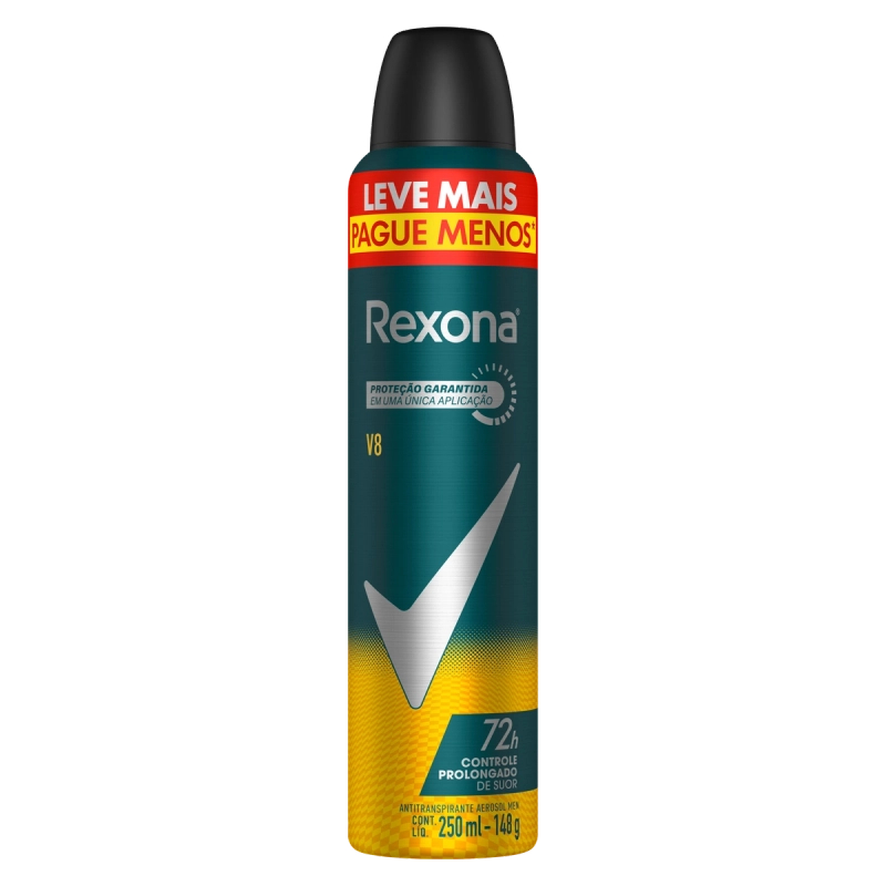Multi-pack Desodorante Rexona Men V8 250ml | Shopee Brasil