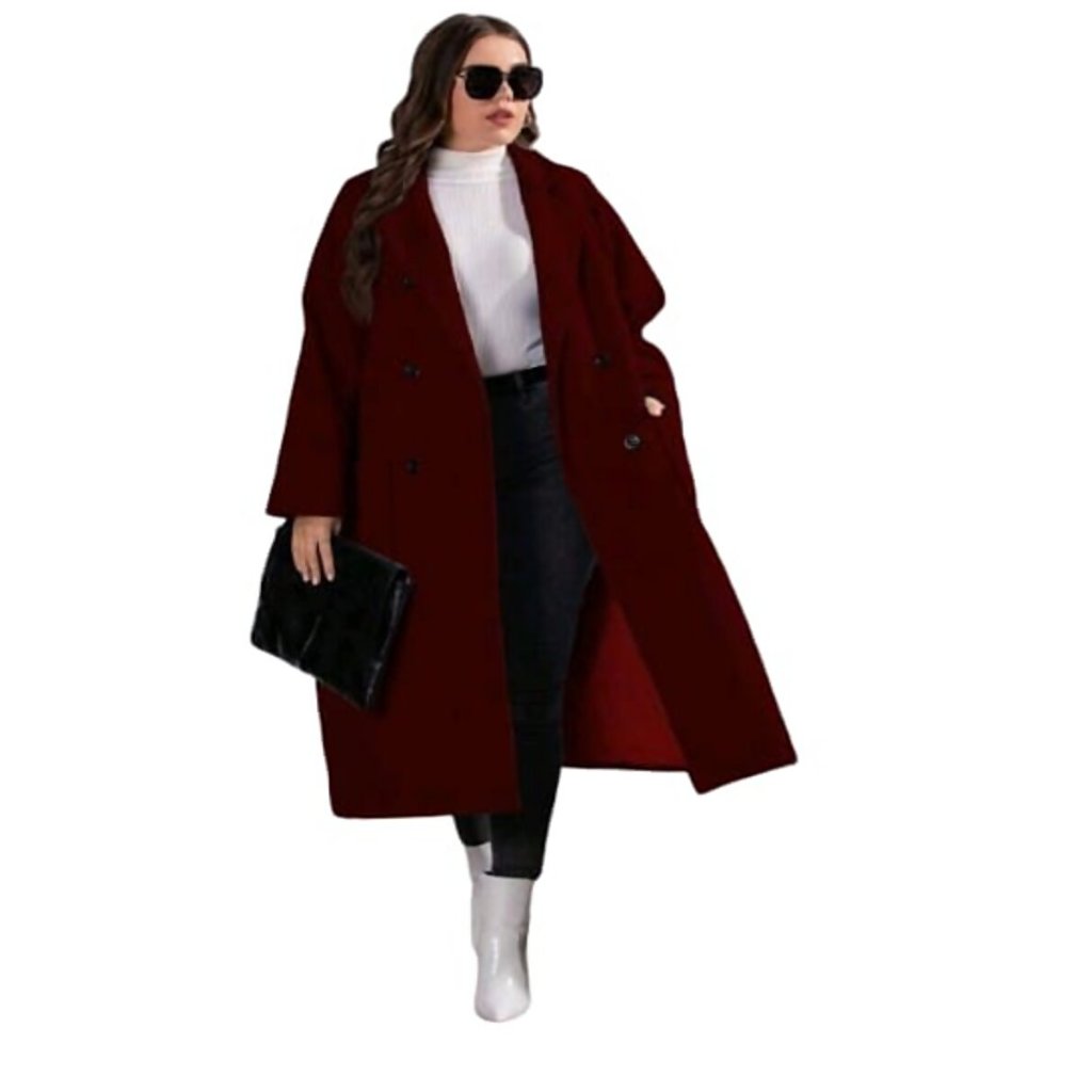 SOBRETUDO PLUS SIZE LA BATIDA COMPRIDO FORRADO | Shopee Brasil