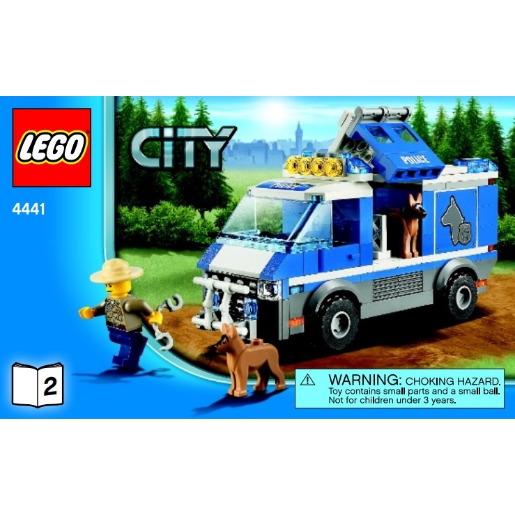 Lego City 4441 Carro de Transporte de Cães Policiais | Shopee Brasil