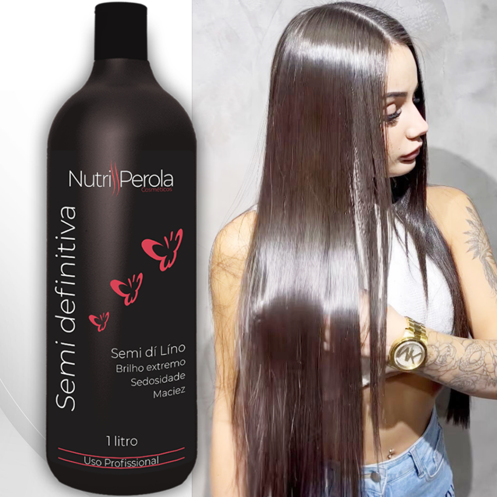 Progressiva Marroquina Semi Definitiva 1 Litro - Com Óleo De Argan ...