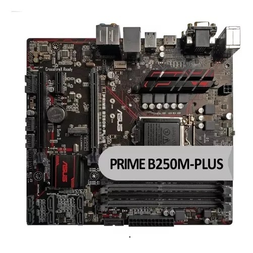 Placa mae Asus Prime B250m Plus Intel core i3 i5 i7 64gb Ddr4 Ssd nvme Soquete m2 | Shopee Brasil