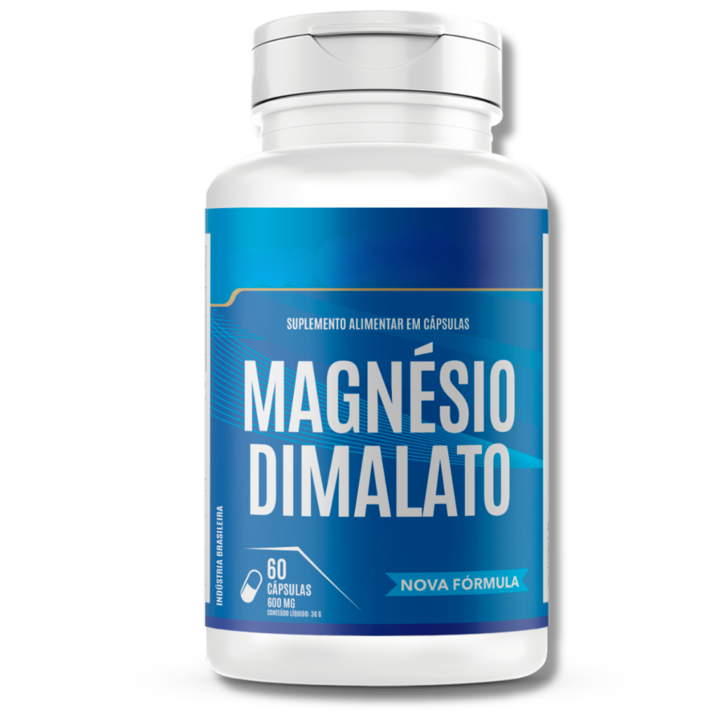 MAGNÉSIO DIMALATO PURO NOVA FORMULA 600 MG | Shopee Brasil