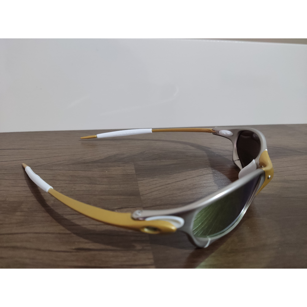 Oculos de Sol Juliet 24K Lupa Polarizado Pinado X Metal Penny Doublex ...