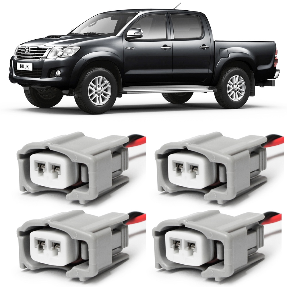 Plug Bico Injetor Toyota Hilux Corolla 2005 a 2010 - 4 X | Shopee Brasil