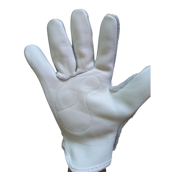 Kit 3 Luva Petroleira Mista Palma Vaqueta Dorso Raspa P07 Luva de Couro EPI. | Shopee Brasil