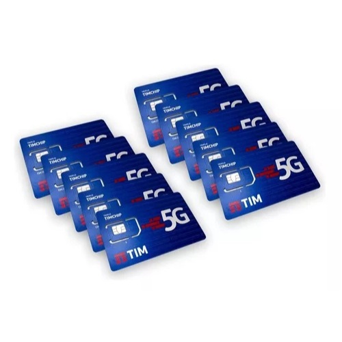 Kit 10 unidades Chip 5G Tim sem Recarga | Shopee Brasil
