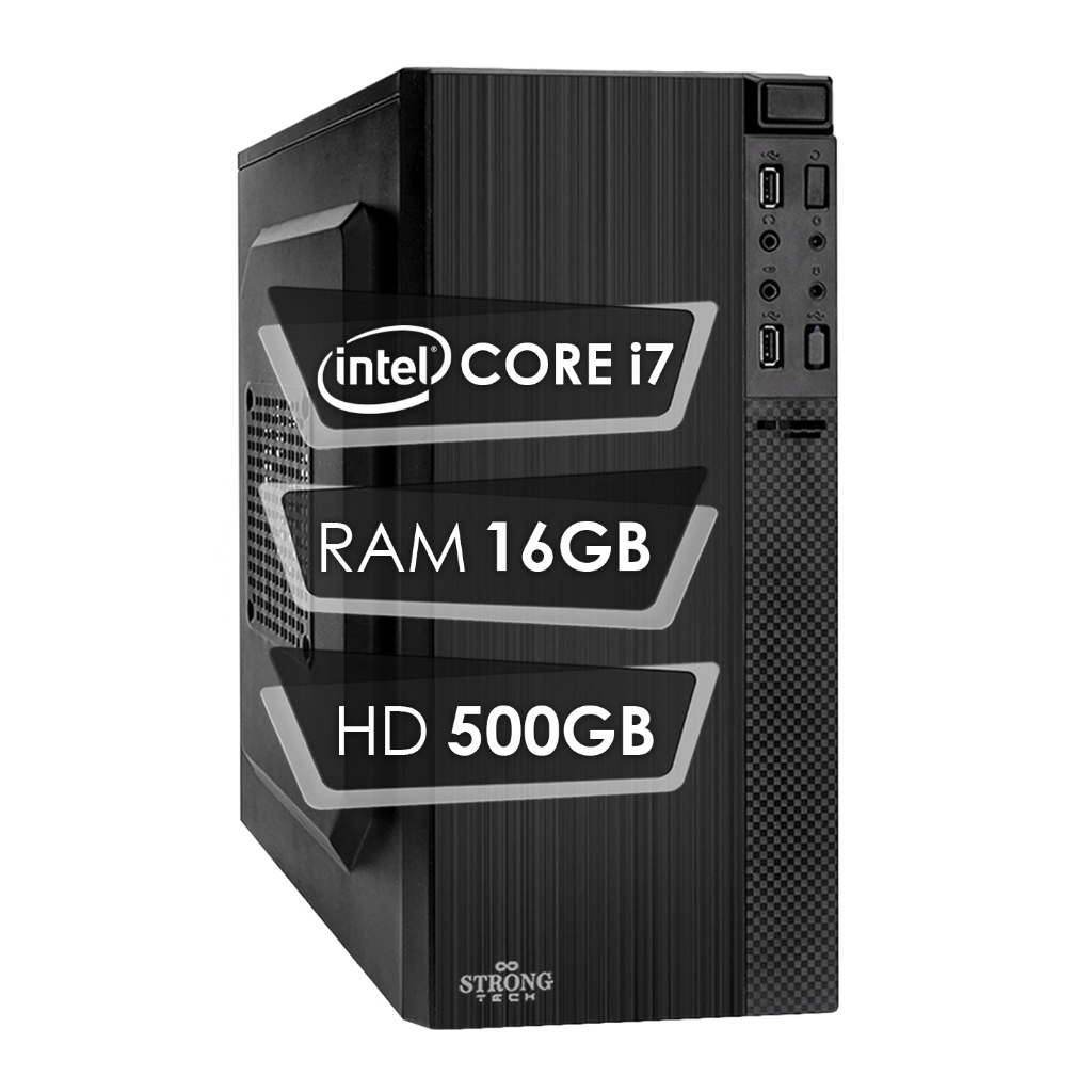 Computador Intel Core i7 16GB Hd 500GB 4 Núcleos Super Turbo Pc Hdmi ...