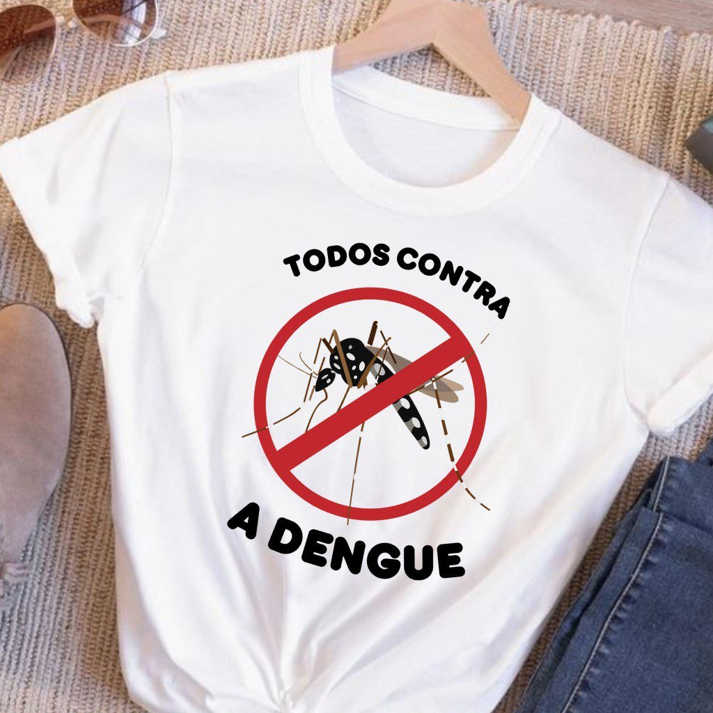 Camiseta blusa camisa t shirt feminina campanha contra dengue moda ...