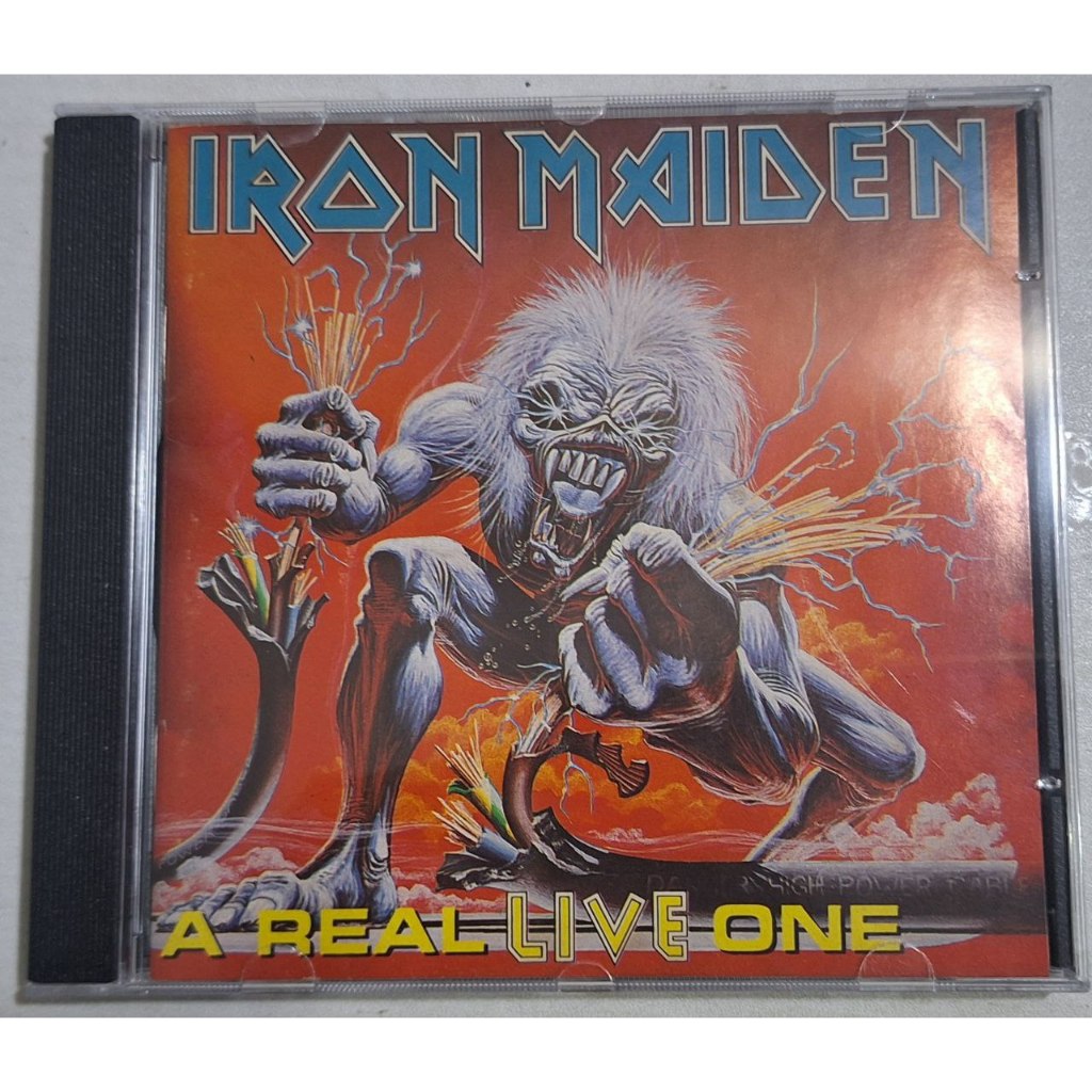CD Iron Maiden - A Real Live One (com pôster) | Shopee Brasil