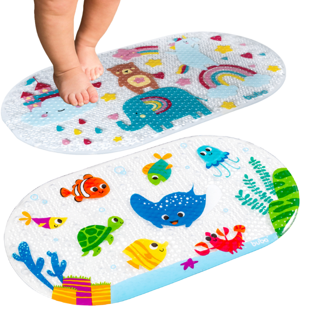 Tapete de Banho Antiderrapante de Banheiro Infantil Box | Shopee Brasil