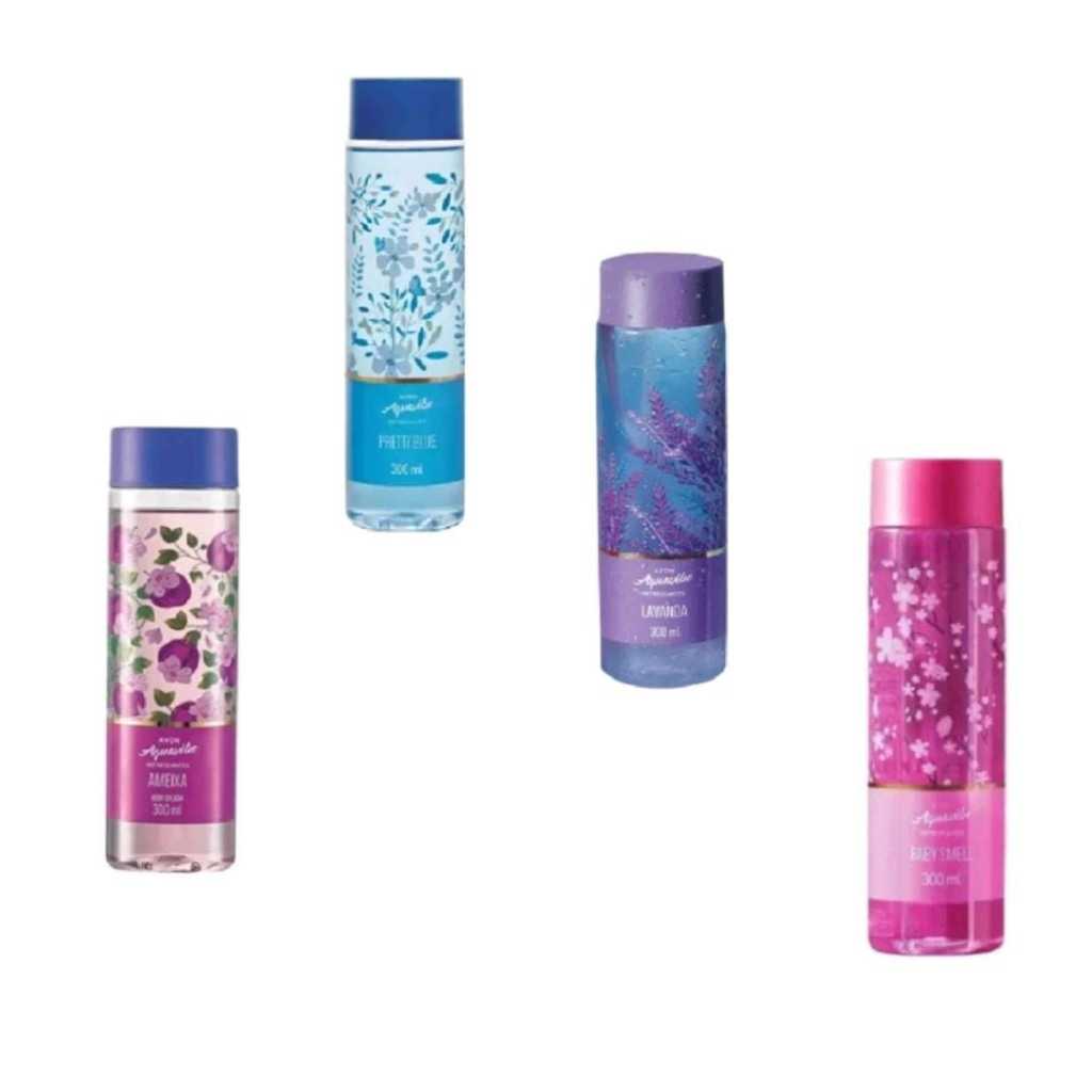 Colônias Body Splash Aquavibe Refrescante Avon - 300ml cada | Shopee Brasil