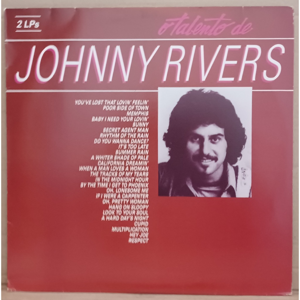 LP Disco De Vinil Johnny Rivers - O Talento De - Duplo LPs Excelentes ...