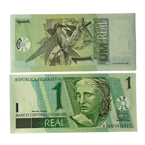 Cédula - Brasil - 1 real - Beija Flor - FE - ORIGINAL | Shopee Brasil