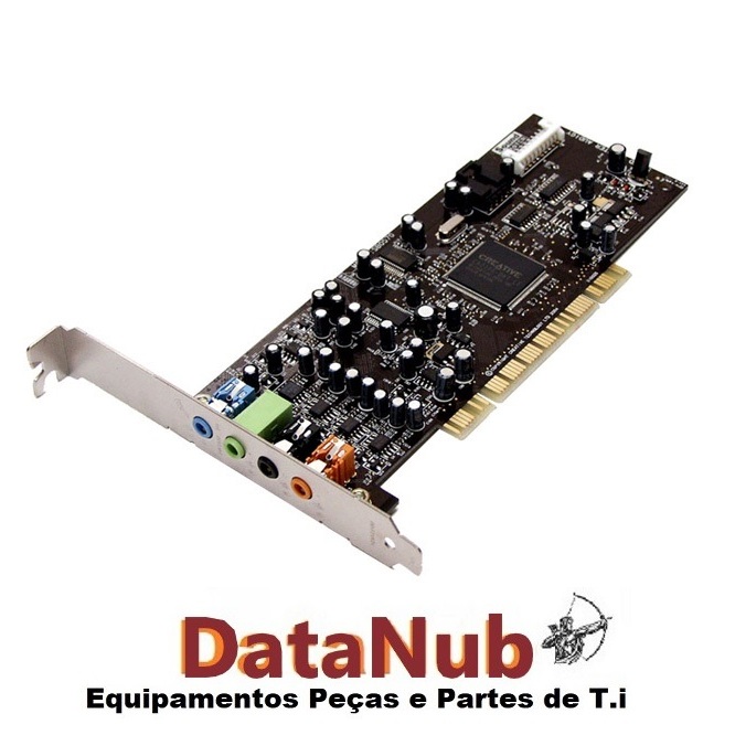 Placa De Som Pci Creative Sound Blaster Live SB0410 | Shopee Brasil