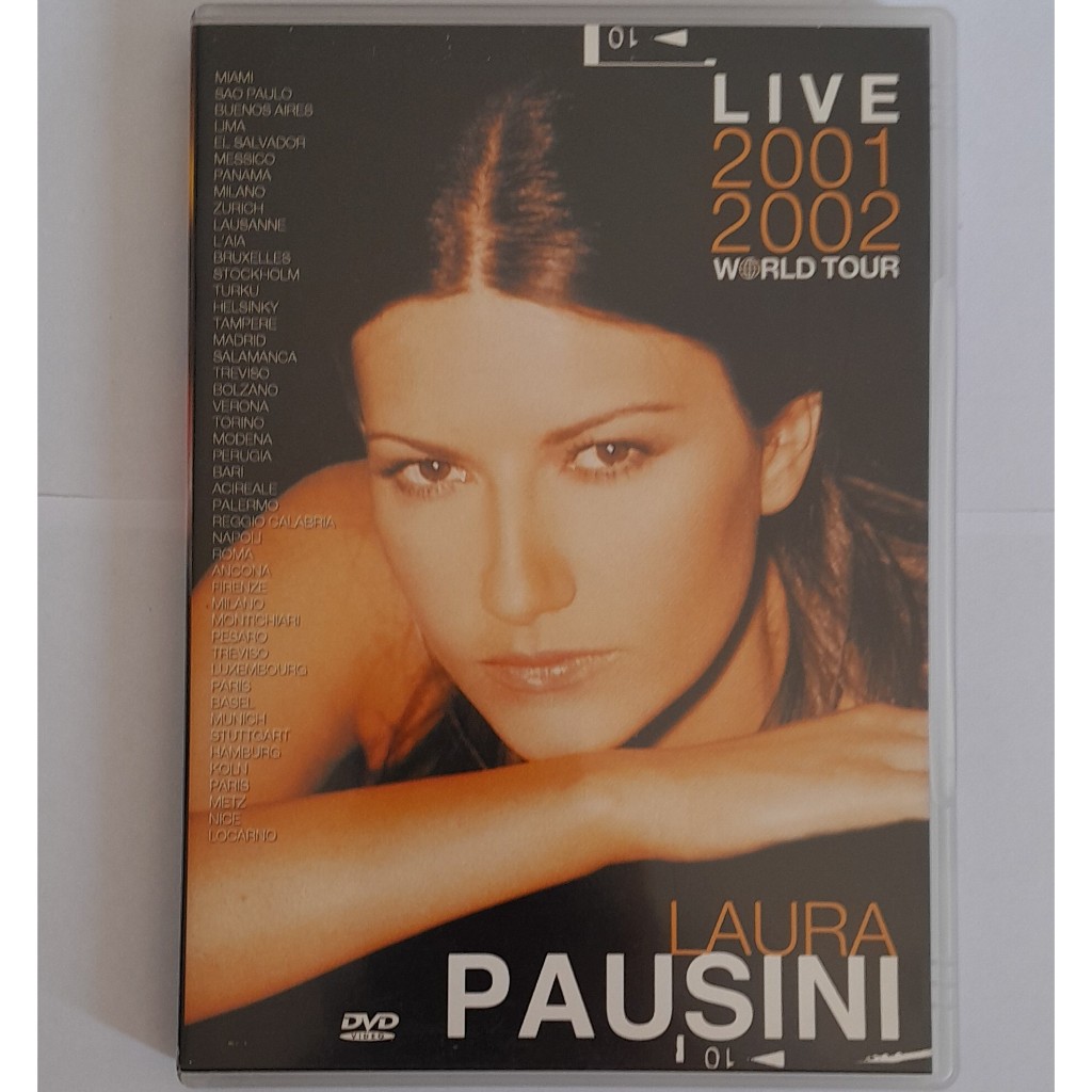 Dvd - Laura Pausini Live 2001 2002 World Tour ( Original ) | Shopee Brasil
