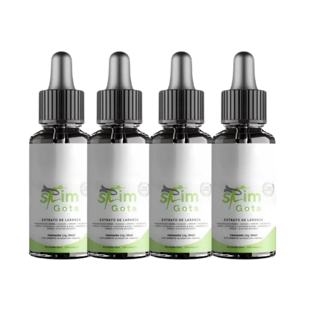 slim gota original 4 frascos originais 30 ml | Shopee Brasil