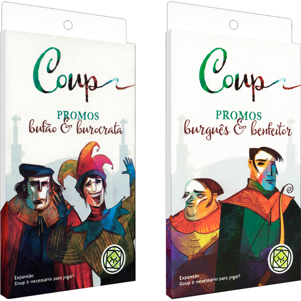 Coup Kit 2 Promo Cartas Burguês Benfeitor E Bufão Burocrata Português ...