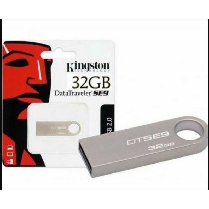 Pendrive Kingston DataTraveler DTSE9 32GB e 64GBUSB 2.0 Prateado ...