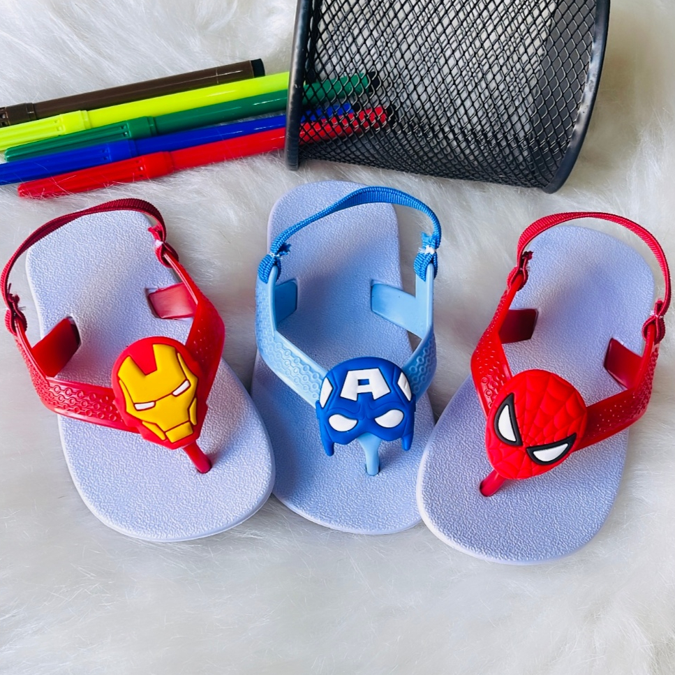 CHINELO BABY PERSONAGEM HEROIS CHINELINHO DE ELASTICO REF.15 | Shopee ...