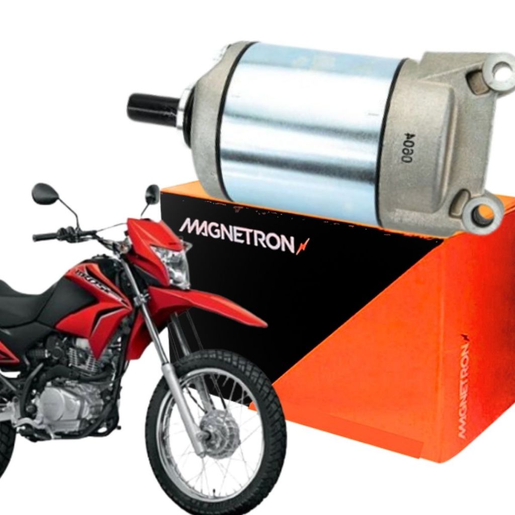 Motor Partida Arranque Honda Cg Titan Fan Xlr Nxr Bros 125 150 Cbx Nx ...