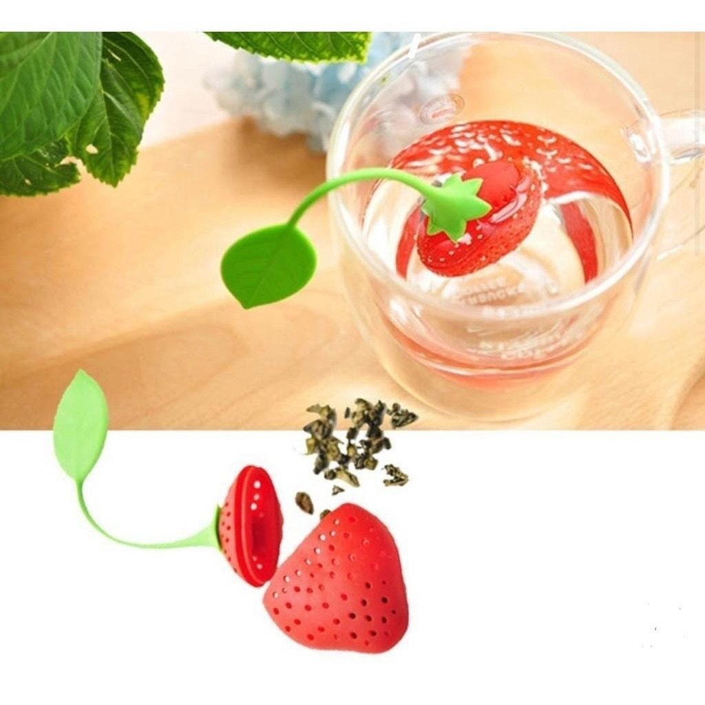 Infusor de Chá De Ervas Em Silicone Fruta Colorida Filtro para Infusão ...