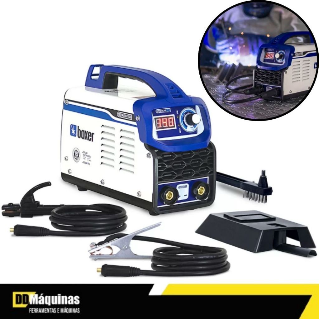 Inversora de Solda Touch 150BV 140A Bivolt - Boxer | Shopee Brasil