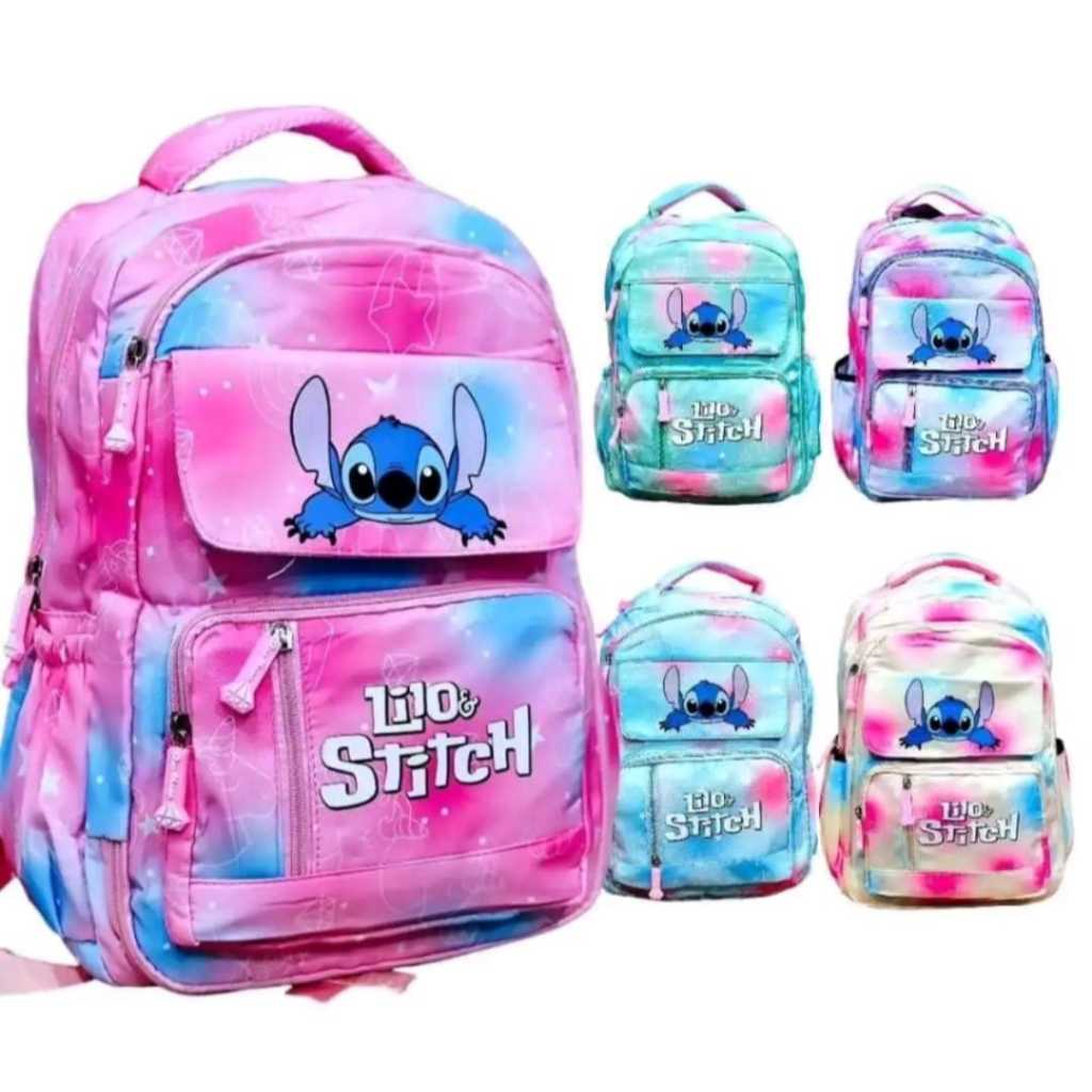 Mochila Escolar do Stichi Bolsa Stitch Infantil e Juvenil | Shopee Brasil