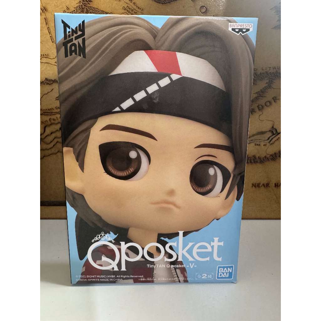 Action Figure BTS TINYTAN Tae “V” QPosket Bandai Banpresto | Shopee Brasil