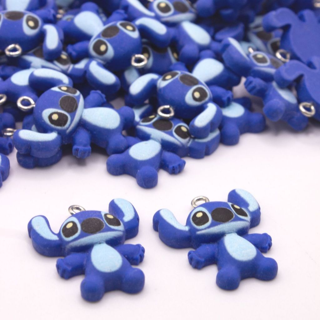 Pingente de Brinco e Colar Divertido 10un Criativos Stitch | Shopee Brasil