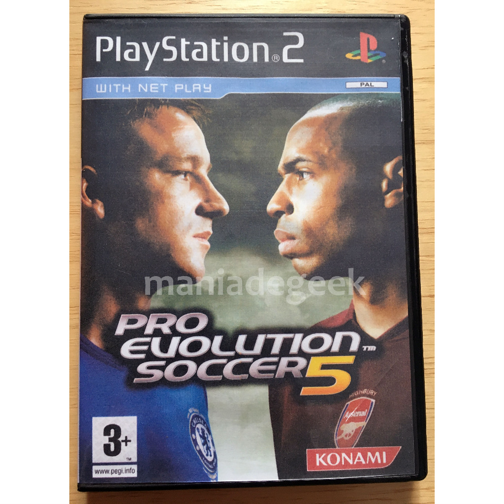 Jogo Pro Evolution Soccer 5 PES 5 para play 2 ps2 | Shopee Brasil