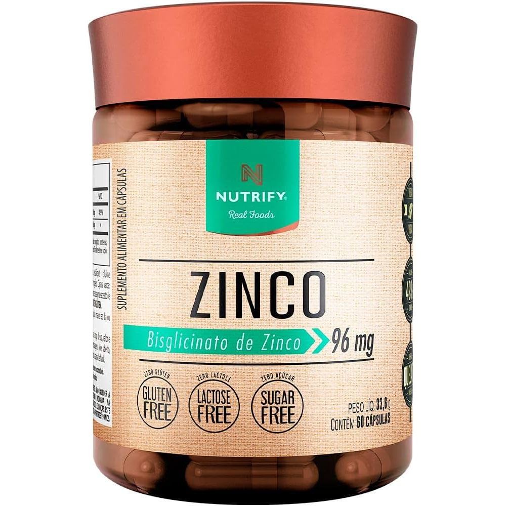 Zinco Bisglicinato 60 Cápsulas Nutrify | Shopee Brasil
