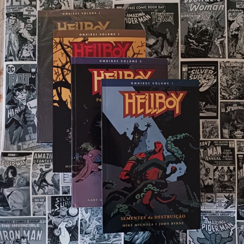 HQ - Hellboy OMNIBUS (4 VOLUMES) (COMPLETO) - DARK HORSE COMICS ...