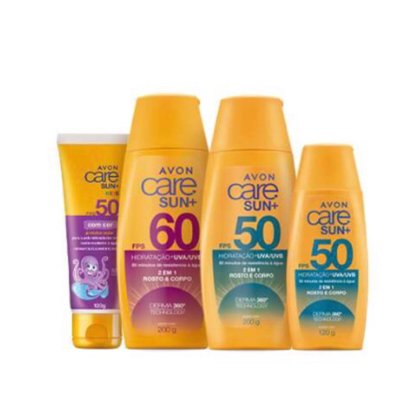 Protetor solar Avon care Sun+ 2 em 1 rosto e corpo | Shopee Brasil