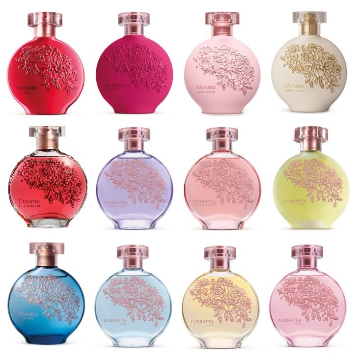 Floratta Colônias 75ml - Red, Rose, Romance de Verão | Shopee Brasil