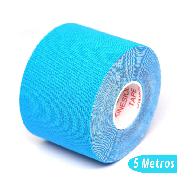 Fita Knesio Tape Bandagem Adesiva Funcional Alivia A Dor Tape Fisioterapia Rolo Adesivo 5Cm*5M ...