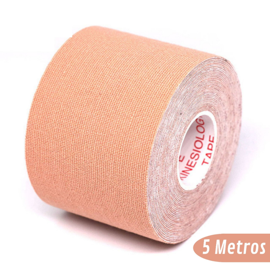Fita Knesio Tape Bandagem Adesiva Funcional Alivia A Dor Tape Fisioterapia Rolo Adesivo 5Cm*5M ...