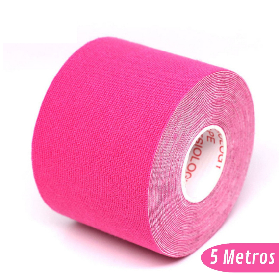 Fita Knesio Tape Bandagem Adesiva Funcional Alivia A Dor Tape Fisioterapia Rolo Adesivo 5Cm*5M ...