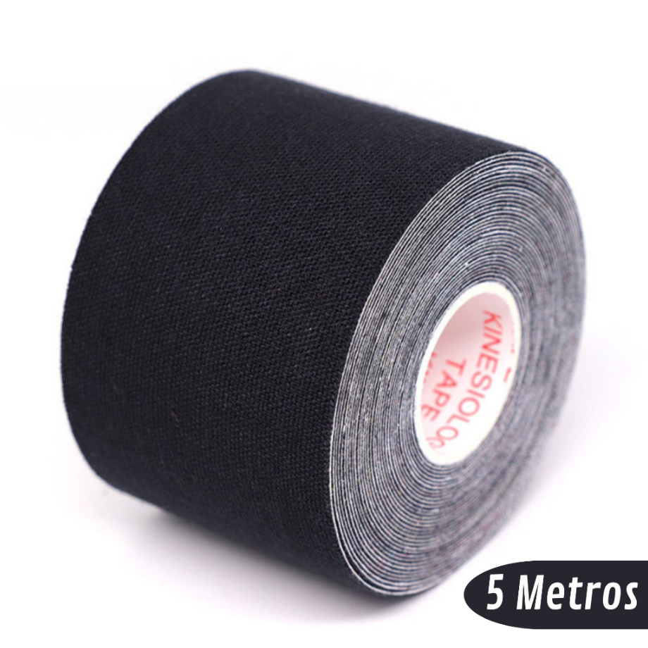 Fita Knesio Tape Bandagem Adesiva Funcional Alivia A Dor Tape Fisioterapia Rolo Adesivo 5Cm*5M ...