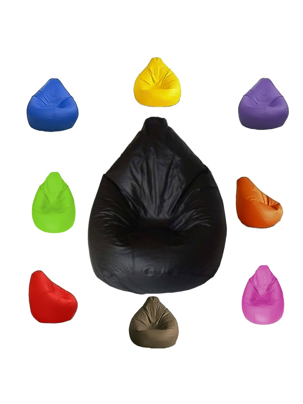 Pufe Puf Puff Pera Grande - Sem Enchimento - diversas cores | Shopee Brasil