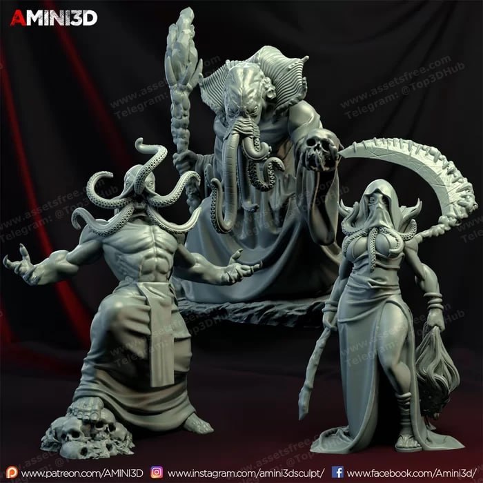 Kit Illithid (3 peças) | Shopee Brasil