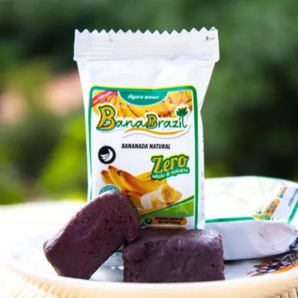 KIT 2 PACOTES Doce De Banana Diet Zero Açúcar Bananinha Pacote 230 gr ...
