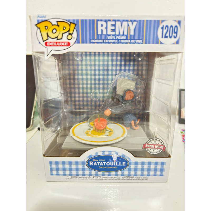 Funko Pop Remy 1209 Deluxe Disney Ratatouille special Edition | Shopee ...