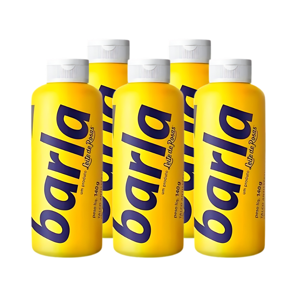 Kit 5x Talco Antisséptico Barla 140g | Shopee Brasil