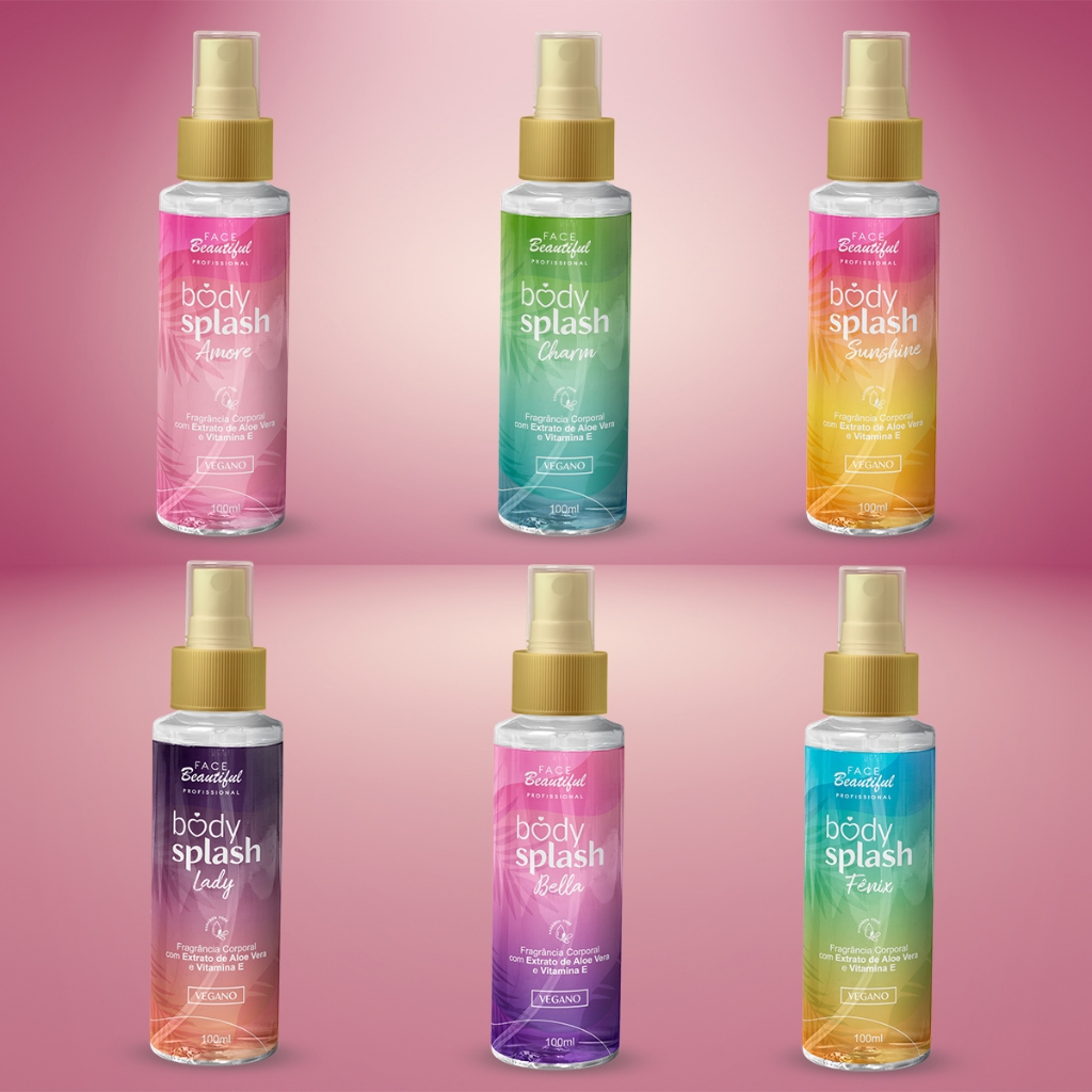 Body Splash by Face Beautiful Novo Lançamento 100ml | Shopee Brasil