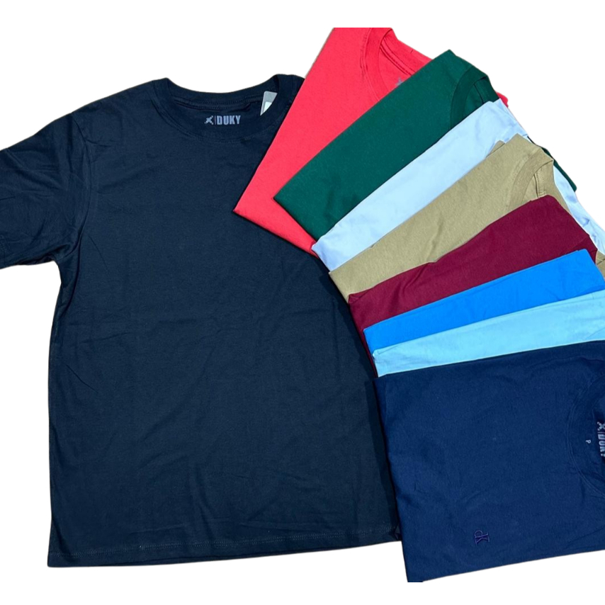 Camiseta Básica lisa Masculina Camisa de algodão Reforço de Ombro a ...