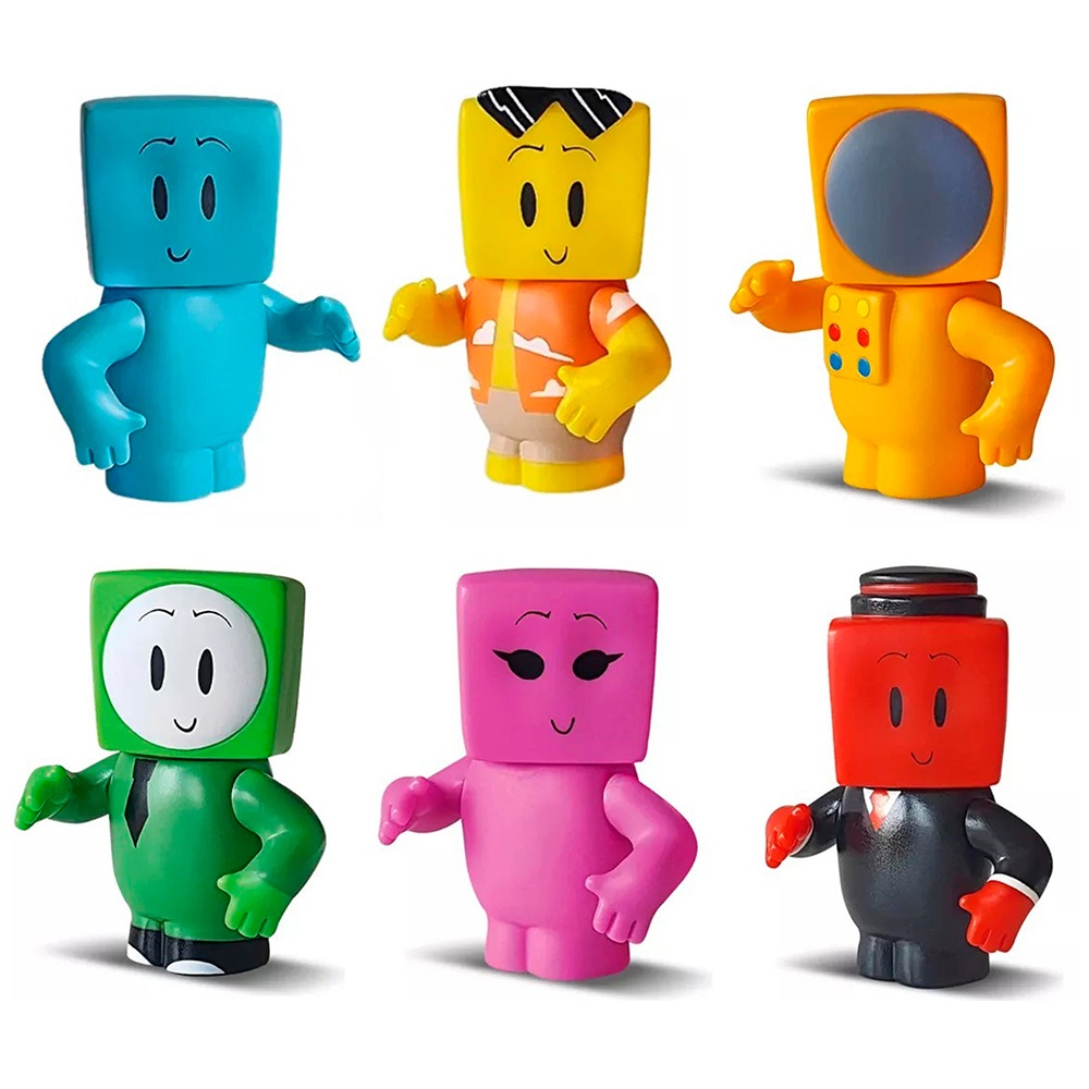 Kit 6 Bonecos Turma Do Problems Gamer Skin 12 cm - Algazarra | Shopee ...