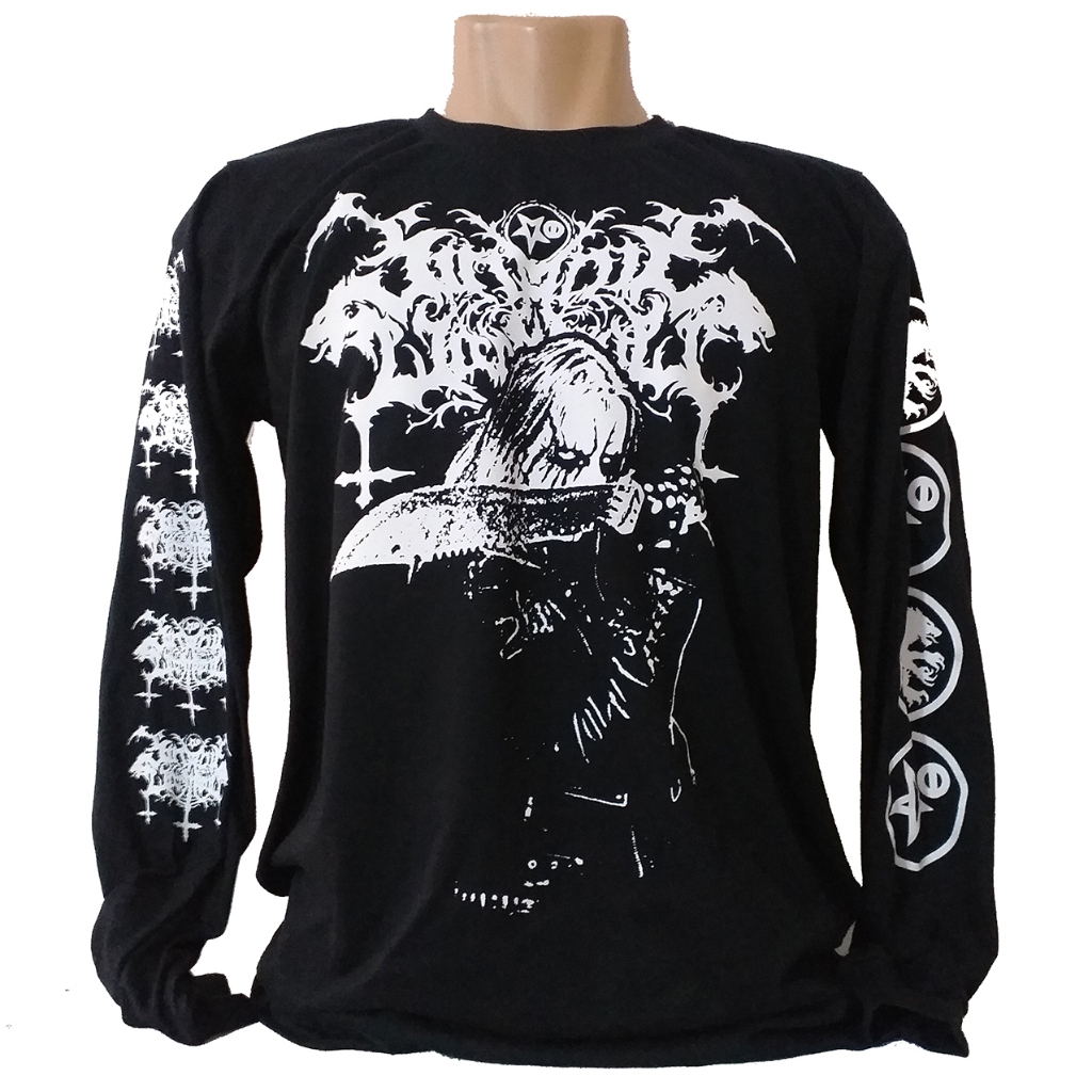 Camiseta Satanic Warmaster 002 Manga Longa. | Shopee Brasil