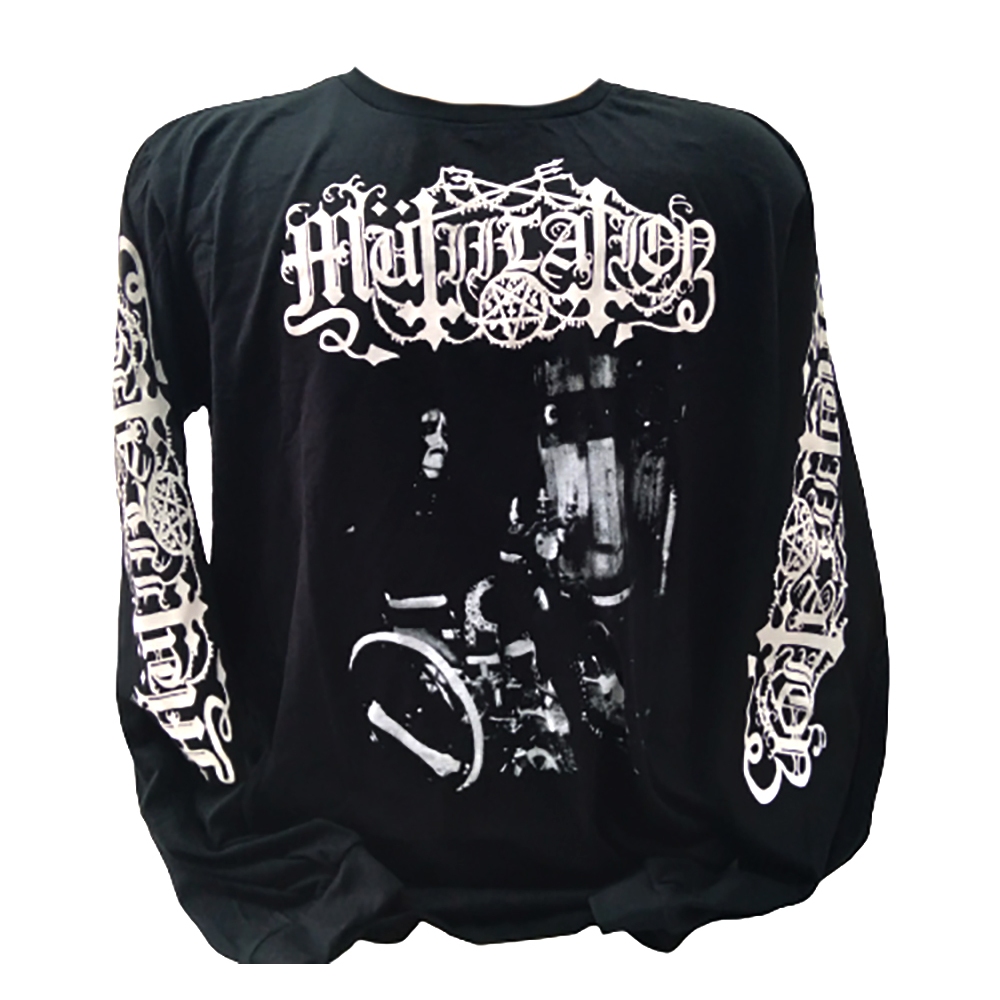 Camiseta Mutiilation Black Millenium Manga Longa.black Metal | Shopee ...