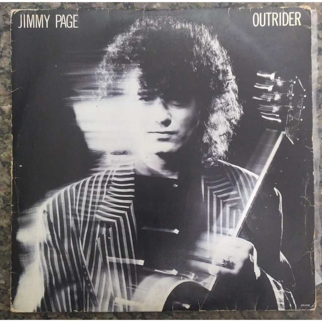 Lp Jimmy Page-outrider-1988 Geffen Com Encarte-led Zeppelin | Shopee Brasil