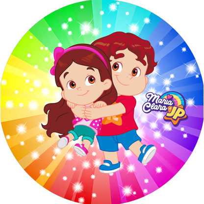 Painel Redondo 1,5 Tecido Sublimado Tema Maria Clara e JP | Shopee Brasil